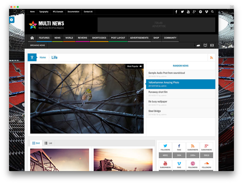 21 meilleurs thèmes WordPress à trois colonnes, 2019 | Webypress