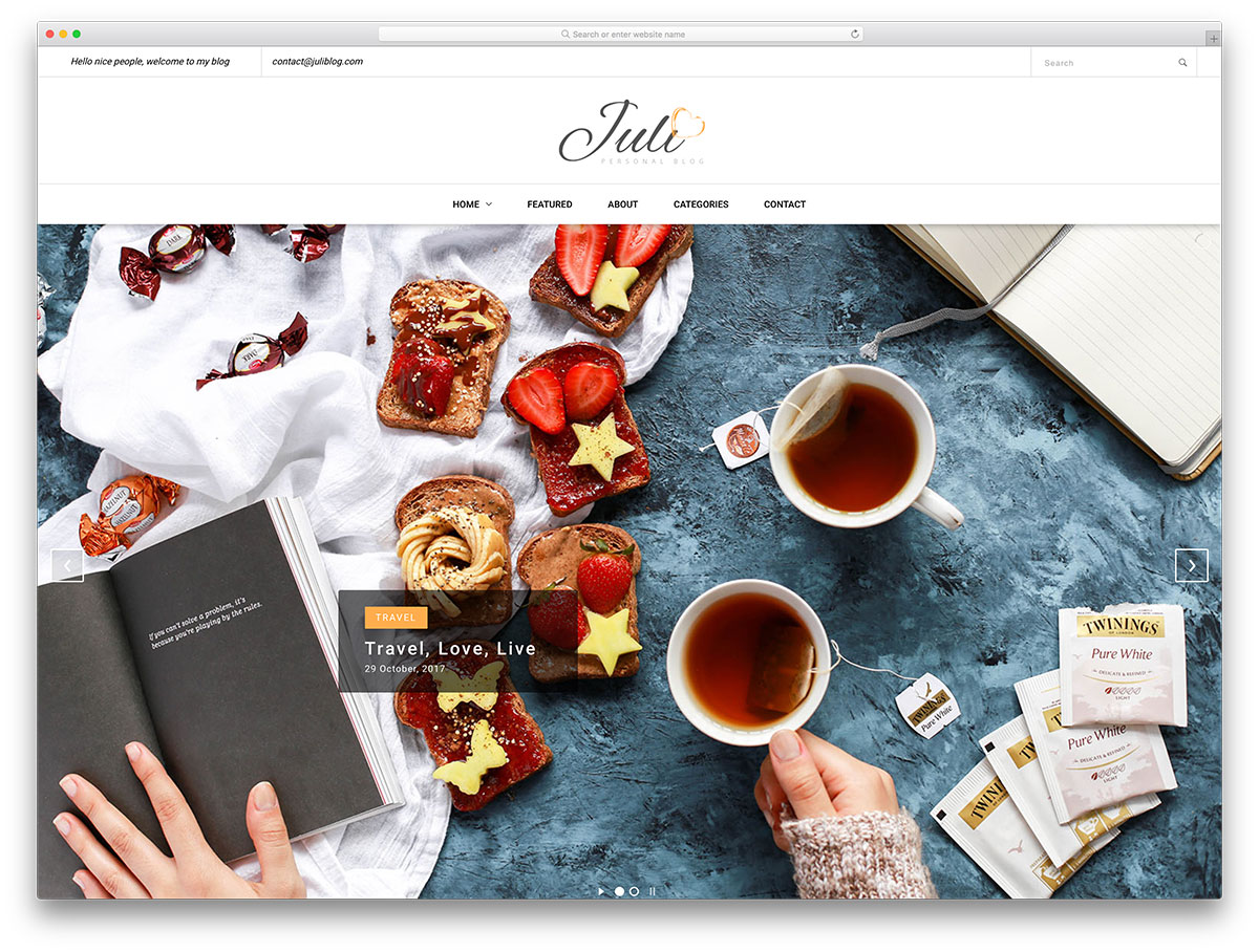 29 meilleurs modèles gratuits de blogs Bootstrap utilisant HTML5 et CSS3 2019 | Webypress