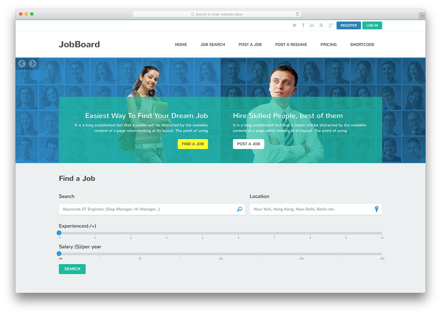 Modèles de sites Web HTML5 pour sites de travail - 15 principaux 2019 ...