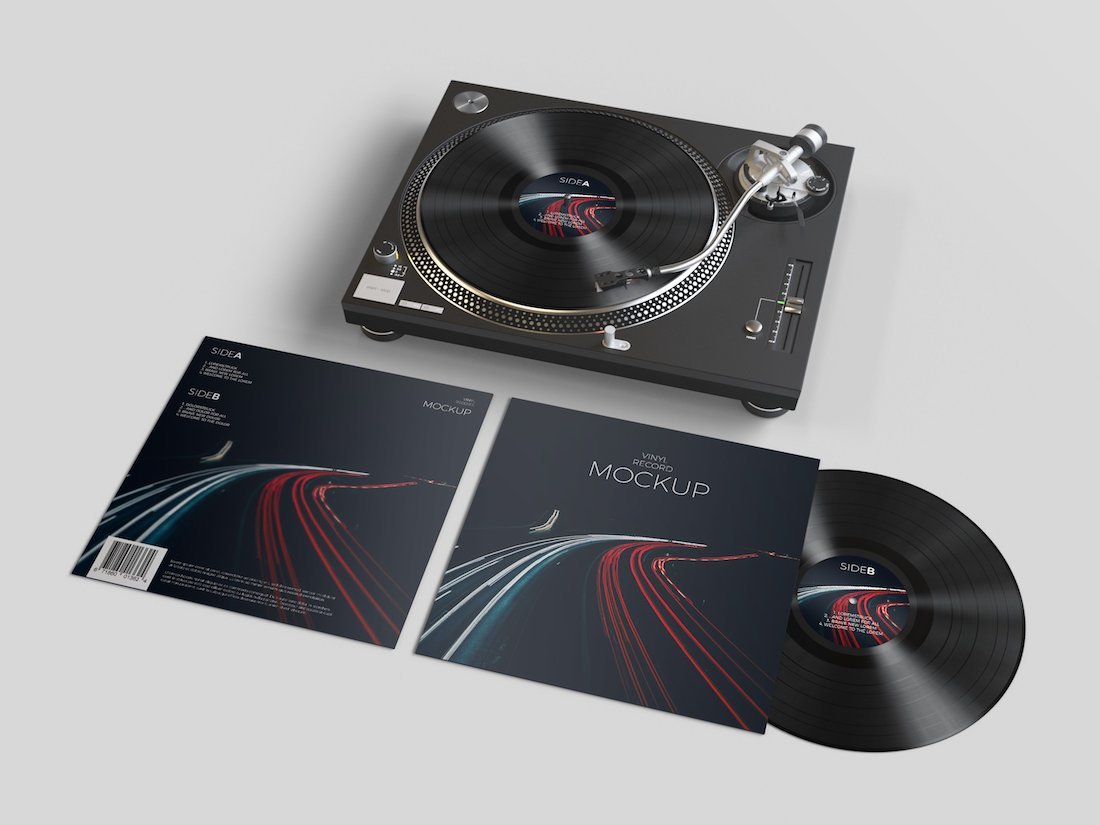 21 meilleurs modèles de maquettes de disques vinyle 2019 | Webypress